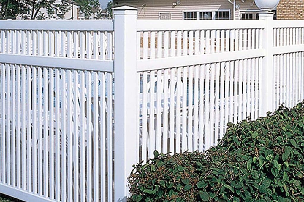 Contemporary, Dog Ear & Pointed Vinyl Picket Fencing for Sale